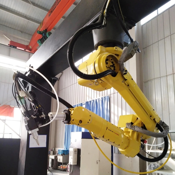 Smart 3D Industrial Fiber Laser Cutting Robot for Metal Fabrication