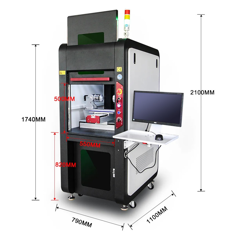 Fiber Laser Marking Machine with CCD Visual Positioning System